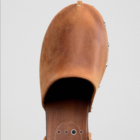 ASOS | Shoes | Asos Design Tinker Leather Clogs | Poshmark